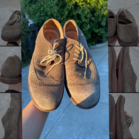 Michael Shannon | Shoes | Michael Shannon Mens Kent Suede Wingtip ...